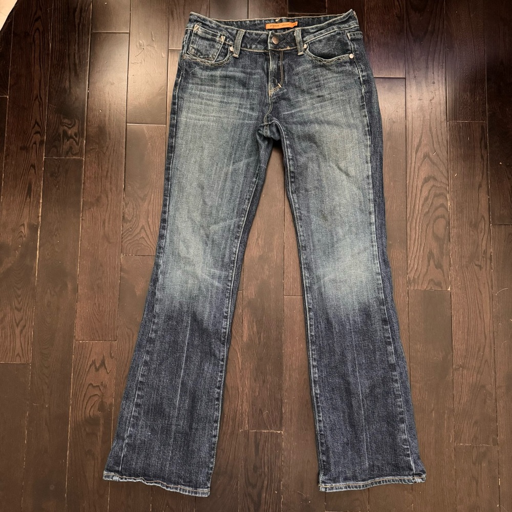 Vintage Vigoss Y2k Flared Wide Leg Raver Indigo Blue … - Gem